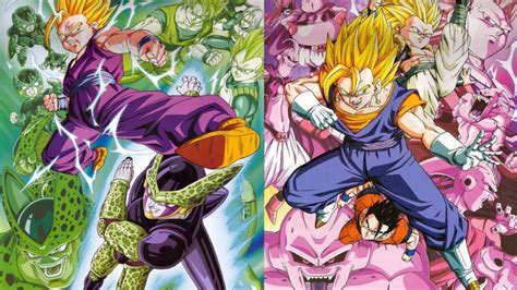 Majin Cell Broly Lssj Majin Vegeta Super Perfect Cell Vs Good Buu
