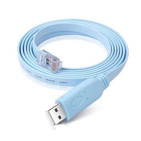 Cisco Console Cable Usb To Rj45 Cisco Compatible Console Cable 6 Ft Rs232 Ftdi Replacement