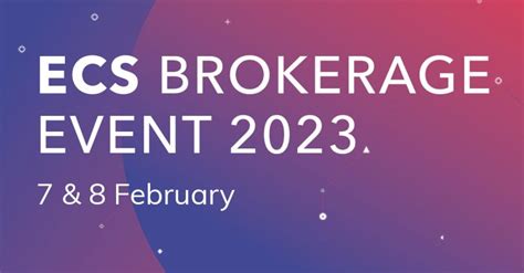 ECS Brokerage Event A Networking Event For Finding Potential Partners For Your Project Idea