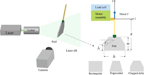 Figure 2 From Hydrodynamic Advantages Of A Low Aspect Ratio Flapping Foil Semantic Scholar