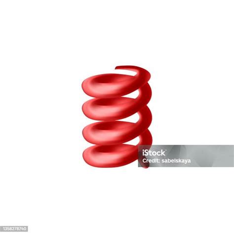 플라스틱 코팅강철 스프링 사실적인 벡터 일러스트레이션을 분리 3차원 형태에 대한 스톡 벡터 아트 및 기타 이미지 3차원 형태 강철 건강관리와 의술 Istock