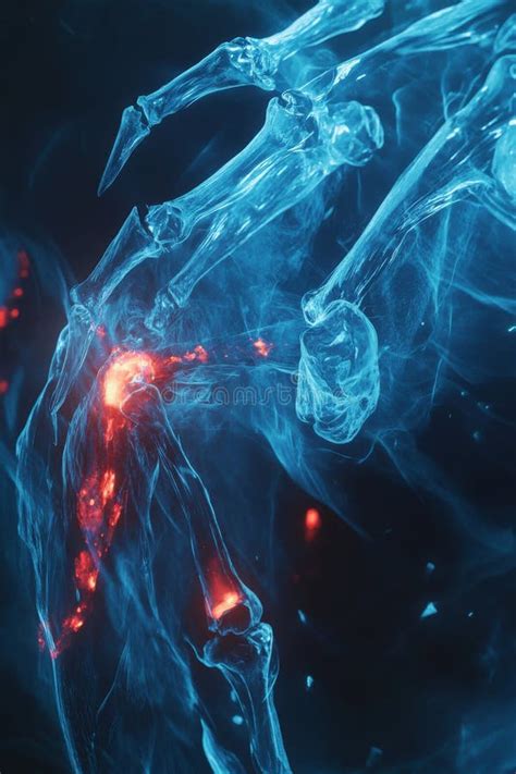 A Digital Animation Illustrating Inflammation In The Shoulder Joint