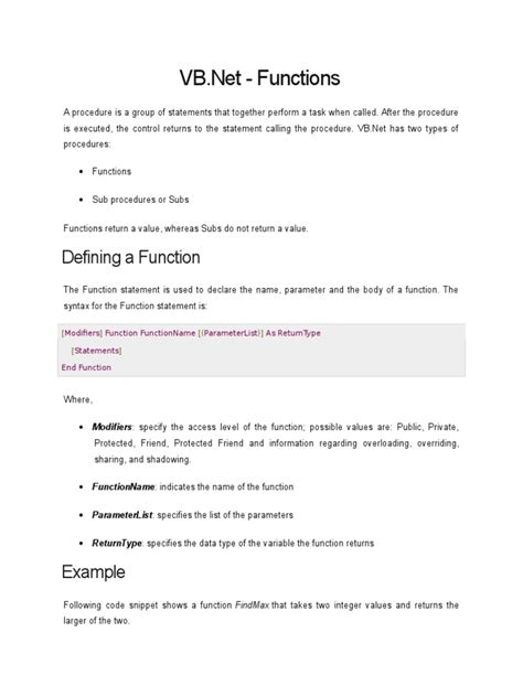Functions And Procedures Pdf Subroutine Parameter Computer