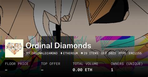 Ordinal Diamonds Collection Opensea