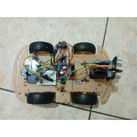 Jual Robot Halang Rintang Obstacle Avoiding Arduino Esp 4wd Shopee