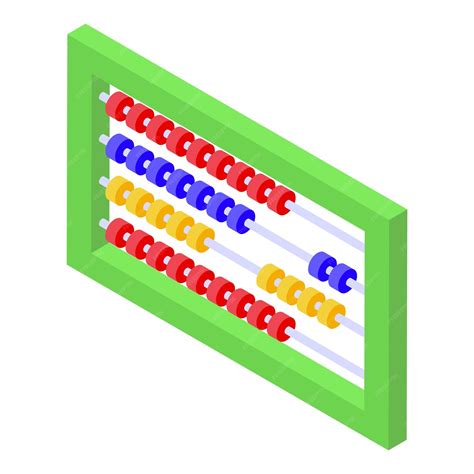 Premium Vector Arithmetic Abacus Icon Isometric Of Arithmetic Abacus