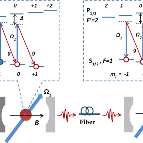 Color Online A Entanglement Generation Between Remote Atoms Via Download Scientific Diagram