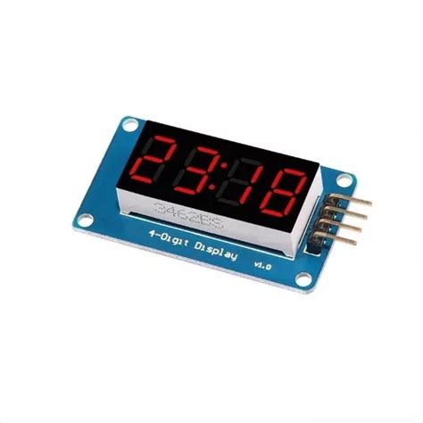 Modulo Display Led 4 Digitos Controlador Tm1637 Arduino Cuotas Sin