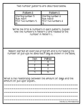 Analyzing Patterns Relationships By MamaBear TpT