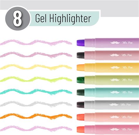 Chisel Tip Highlighters And Gel Highlighters Mr Pen