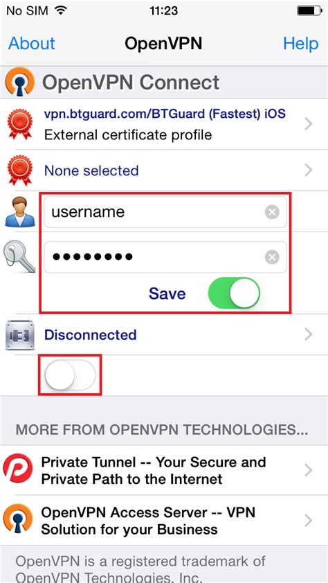 OpenVPN IOS BTGuard Wiki