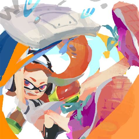 Inkling Girl Inkling Player Character Nintendo Splatoon Series Splatoon Girl D Bike