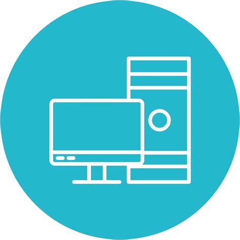 Premium Vector Workstation Vector Illustration Style