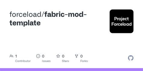 github forceload fabric mod template