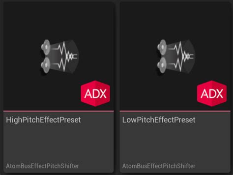 Criware Unreal Engine Buseffectpreset Asset