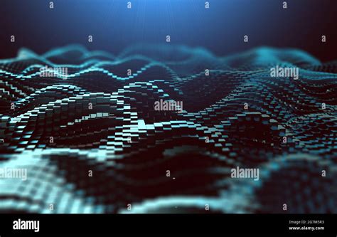 Network And Data Net System Abstract Backgroundstructure And Connection3d Illustration