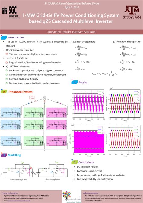 Pdf 1 Mw Grid Tie Pv Power Conditioning System Based Qzs Cascaded Multilevel Inverter