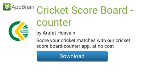 cricket score board counter for android free app download