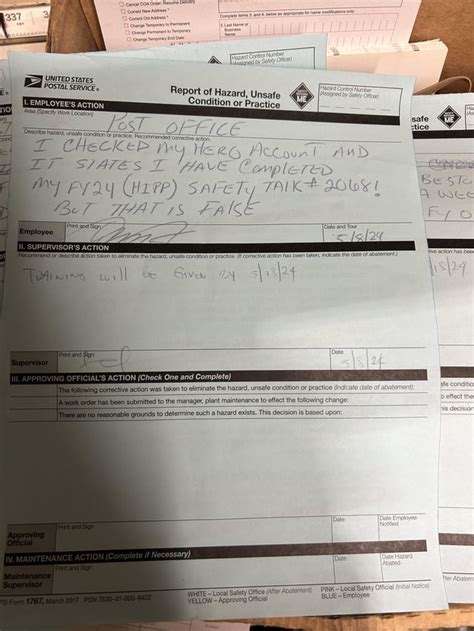 Ps Form 1767 R Fromatoarbitration