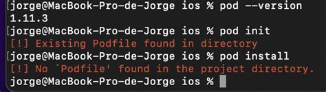 Flutter No Podfile Found In The Project Directory With Existing Podfile Stack Overflow