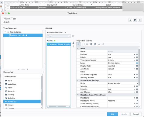 Alarm Journal Label Using Alarm Name Instead Of Label Ignition
