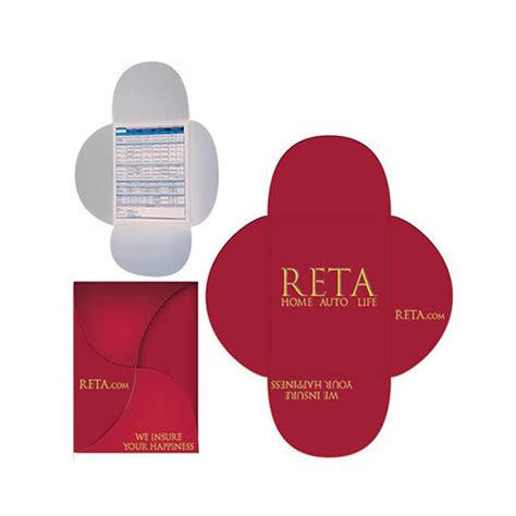 9 X 12 Self Locking Printed Packet Folders Powered By Printglobe Inc