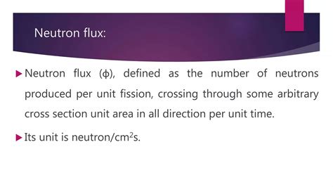 Neutron Flux And Reactor Power Ppt