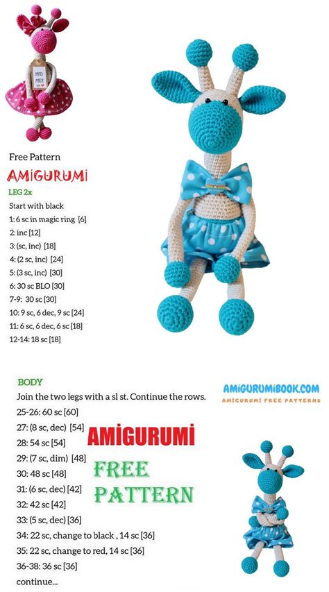 Cute Mr And Mrs Giraffe Amigurumi Free Pattern Artofit
