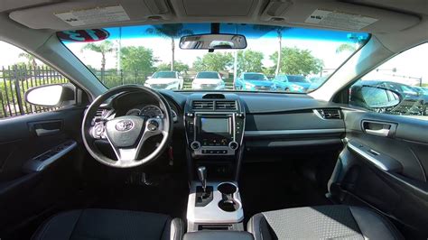 2013 Toyota Camry Se Interior Youtube