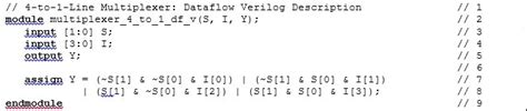 Solved 4 To 1 Line Multiplexer Dataflow Verilog