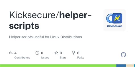 github kicksecure helper scripts helper scripts useful for linux