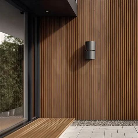 Eco Friendly Outer Wall Cladding Fireproof Cladding Exterior Wood Plastic Composite Wall