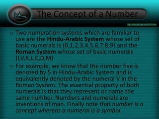 The Concept Of A Number PPTX Science