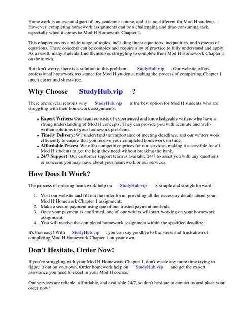 Mod H Homework Chapter 1 Pdf World Wide Web Internet And Web