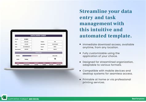 Data Entry Sheet Excel Template Best Templates