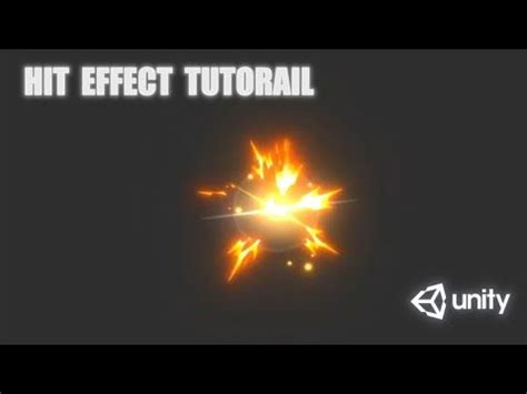 71 Unity Game Effect Tutorial Cartoon Hit 卡通風格受擊特效 YouTube in 2024