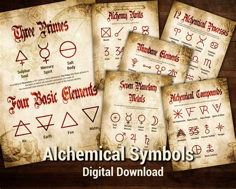 Alchemical Symbols MagikCharms