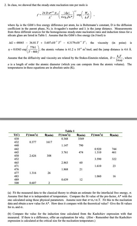 2 In Class We Showed That The Steady State