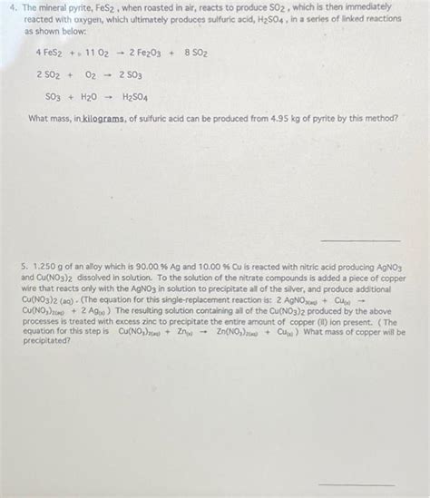 Solved PROBLEMS Show A Complete Method Of Calculation For Chegg