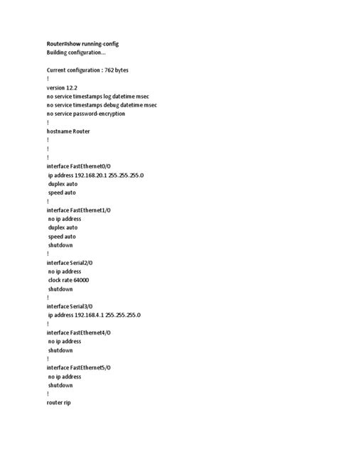 Router Comandos Pdf Ip Address Router Computing
