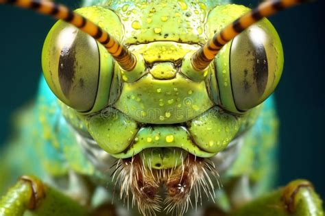 Microscopy Of Grasshopper Face Electron Microscopy500x Zoom
