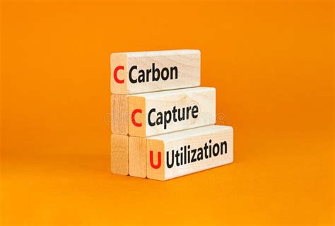 Ccu Carbon Capture Utilization Symbol Concept Words Ccu Carbon Capture Utilization On Beautiful