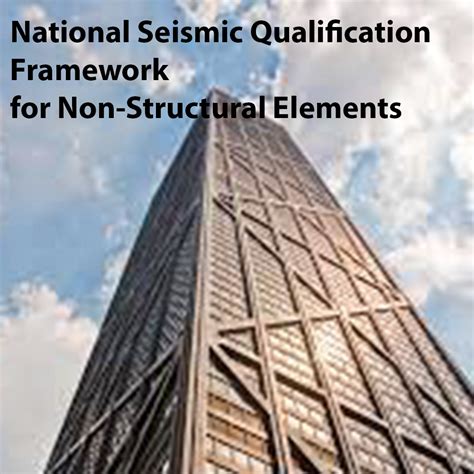 national seismic qualification framework for non structural elements