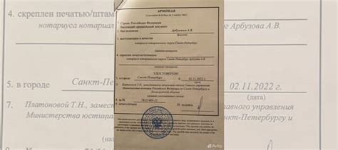 Апостиль перевод Нотариальное заверение в Санкт Петербурге Услуги Авито