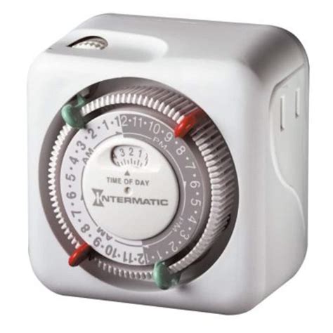 Intermatic Plug In Lamp And Appliance Timer The Home Depot Canada