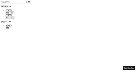 React Codesandbox