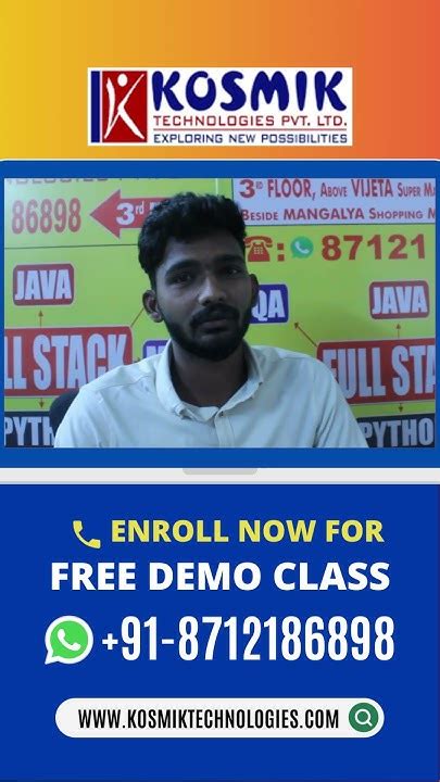 Kosmiktechnologies Software Training Institute Youtube
