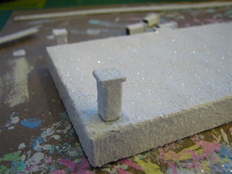 Tutorial Attaching Putz Fence And Fence Posts To The Base Christmas Notebook