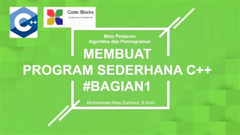 Membuat Flowchart Dan Program Sederhana Bahasa C Dengan Codeblocks Youtube