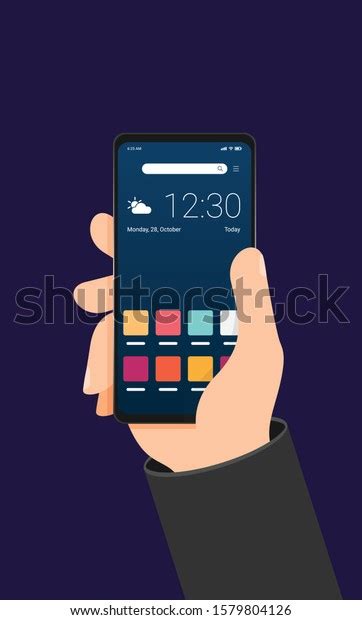 Calendar Mobile Apptasks Ui Ux Design Stock Vector Royalty Free Shutterstock